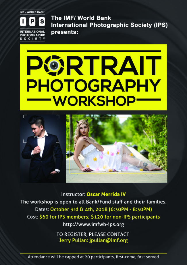 Portrait Photography with Oscar Merrida IV – IMF – World Bank ...
